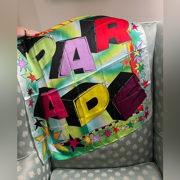 Parade | Accessories | Parade Brand Pop Art Silky Scarf Live Your Late ...